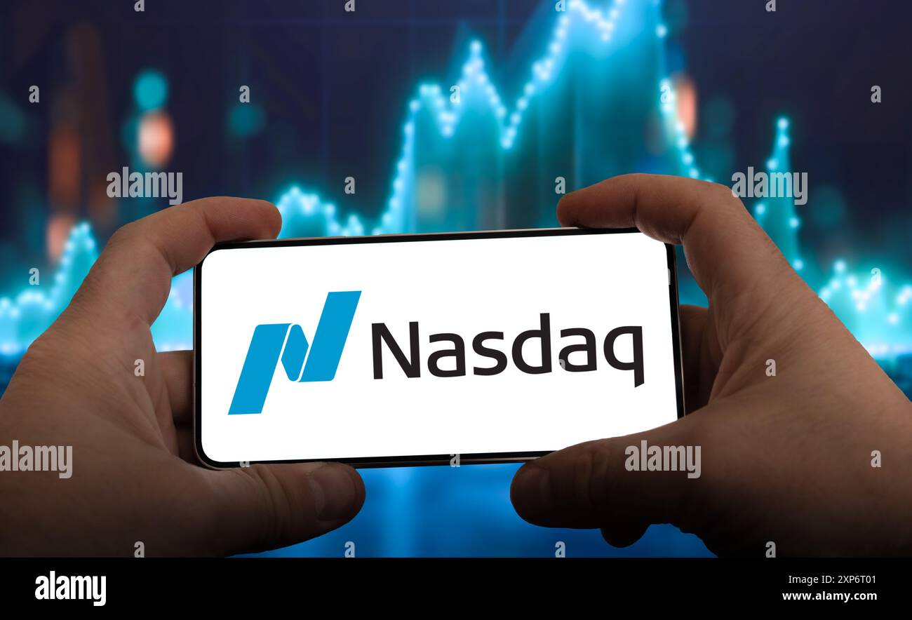Nasdaq logo hi-res stock photography and images - Alamy