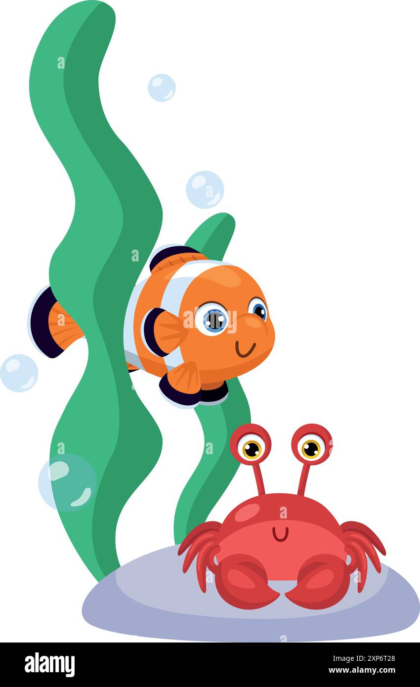 Reef inhabitant Stock Vector Images - Alamy