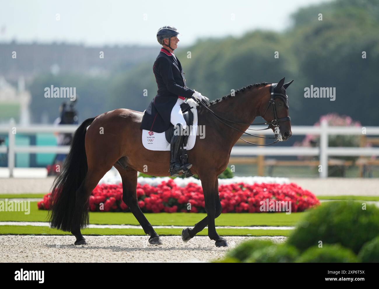 Britain's Carl Hester rides Fame during the dressage Individual Grand ...
