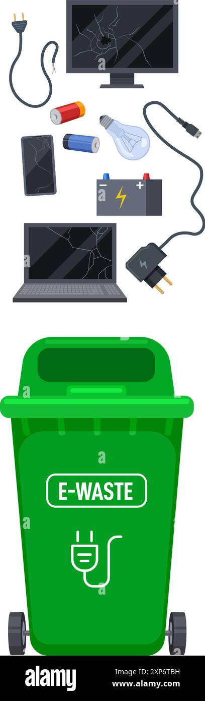 Dump electronic waste environmental Cut Out Stock Images & Pictures - Alamy