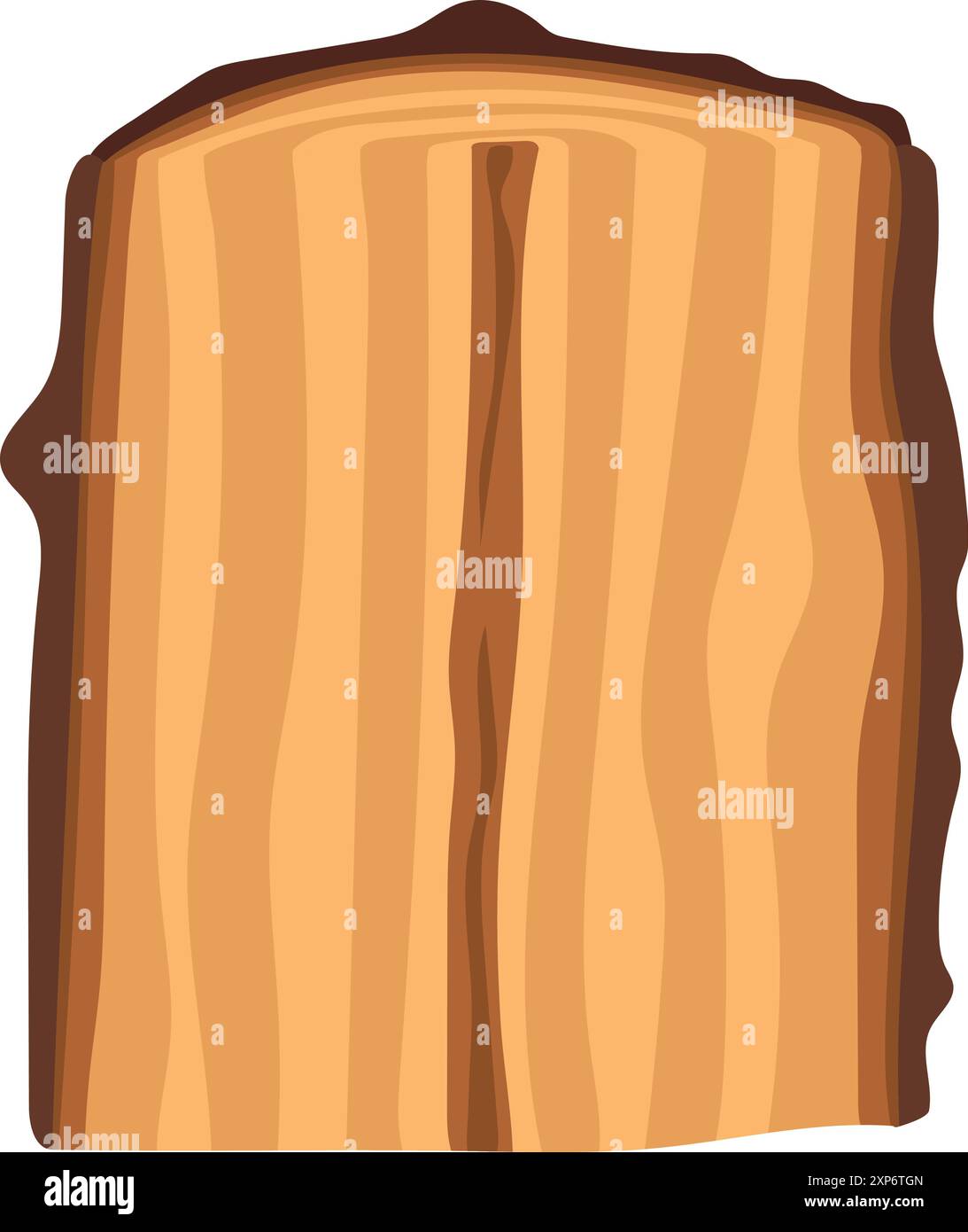 Cartoon timber with wood cut texture. Natural firewood Stock Vector ...
