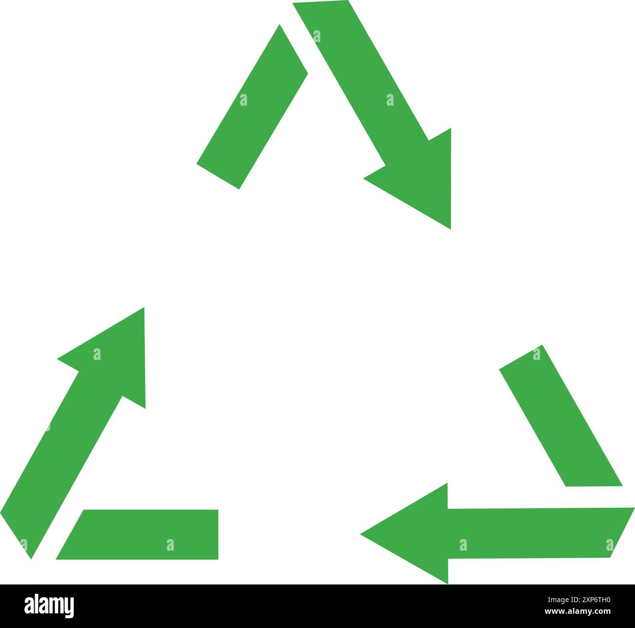 Recycle icon. Green arrows rotating triangle symbol Stock Vector Image & Art - Alamy