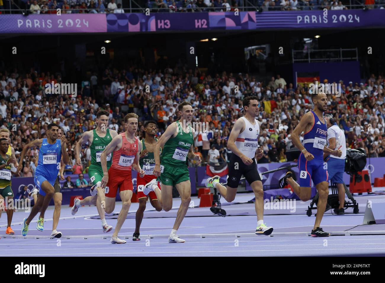 Paris, France. 3rd Aug 2024. HABZ Azdine of France Athletics Menâ s ...