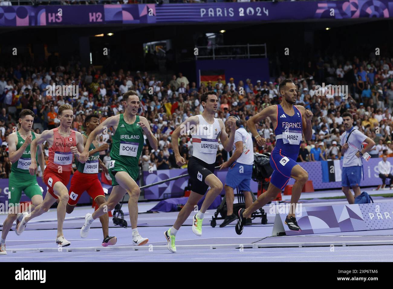 Paris, France. 3rd Aug 2024. HABZ Azdine of France Athletics Menâ s ...