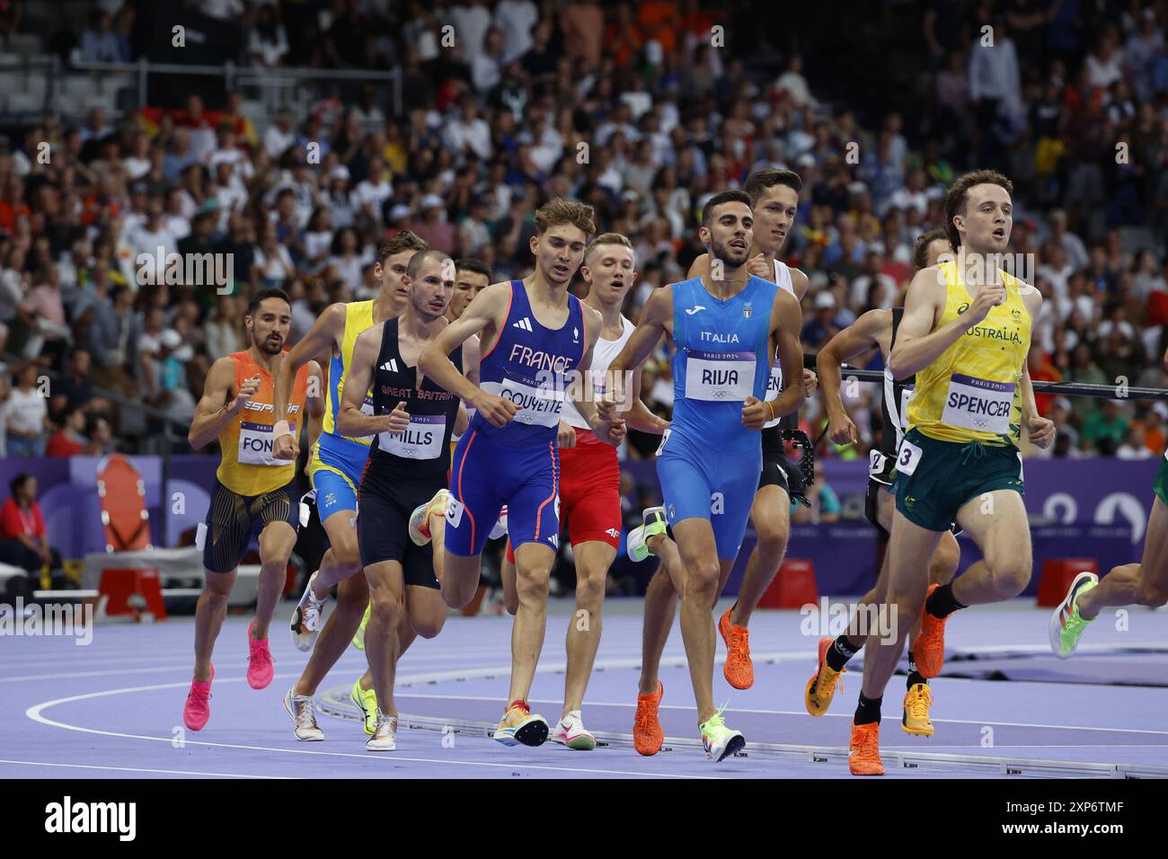 Paris, France. 3rd Aug 2024. Gouyette Mael of France Athletics Menâ s ...