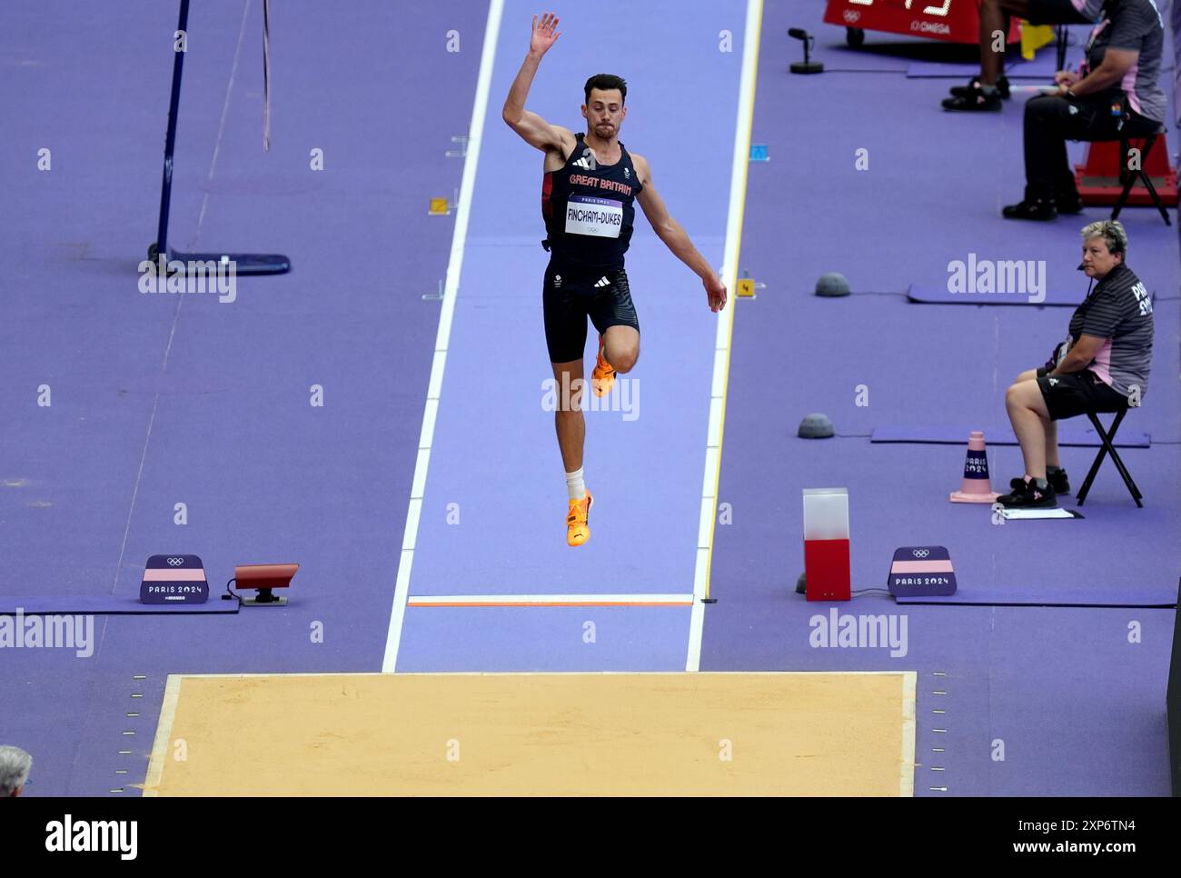 Great Britain's Jacob Fincham-Dukes during the Men's Long Jump ...
