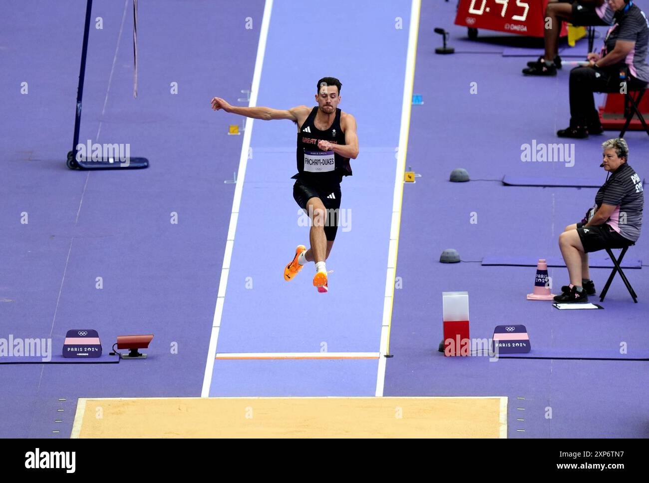 Great Britain's Jacob Fincham-Dukes during the Men's Long Jump ...