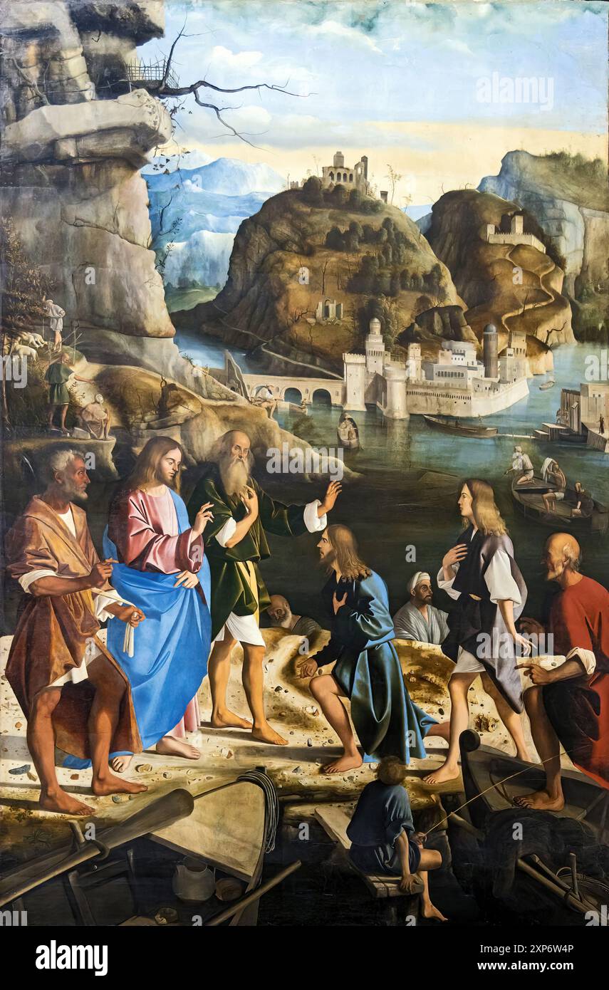Call of the Sons of Zebedee painting by Marco Basaiti, Accademia Venice ...