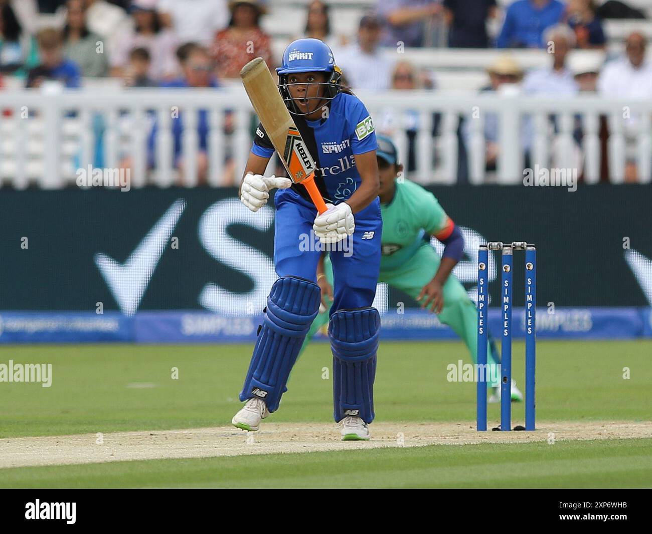 London, England, August 04 2024: Cordelia Griffith (6 London Spirit ...