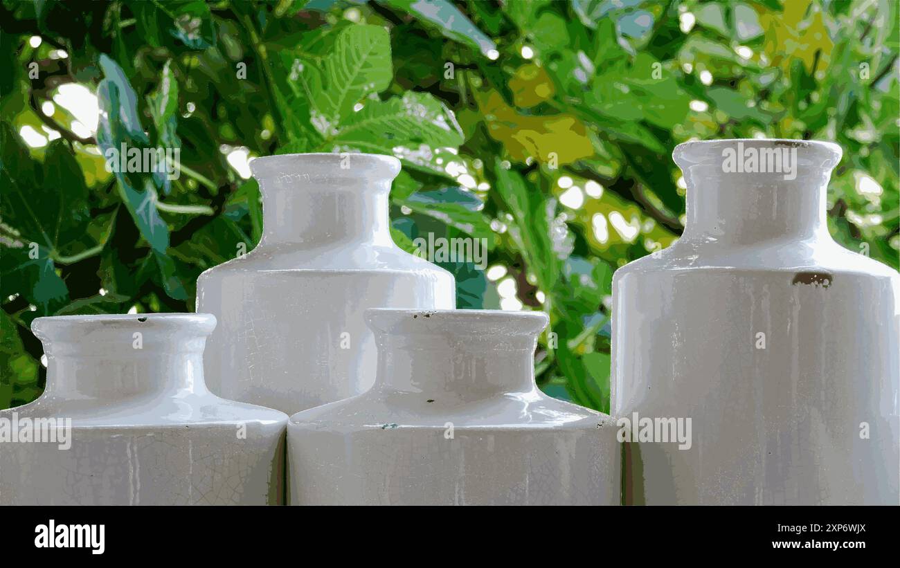 Objects of craftsmanship Stock Vector Images - Alamy