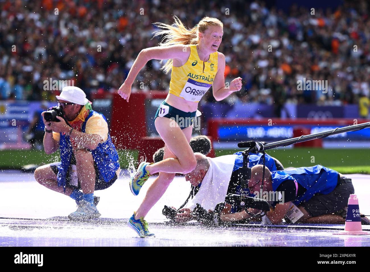 Saint Denis, France. 04th Aug, 2024. Australian steeplechaser Amy ...
