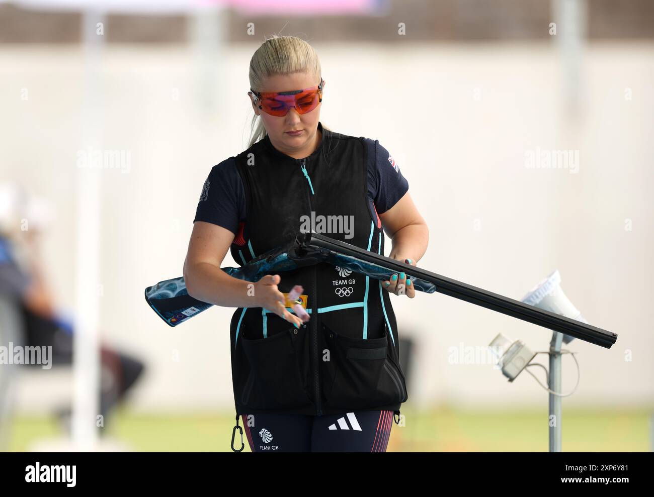 Great Britain's Amber Rutter during the Skeet Women's Qualification at ...