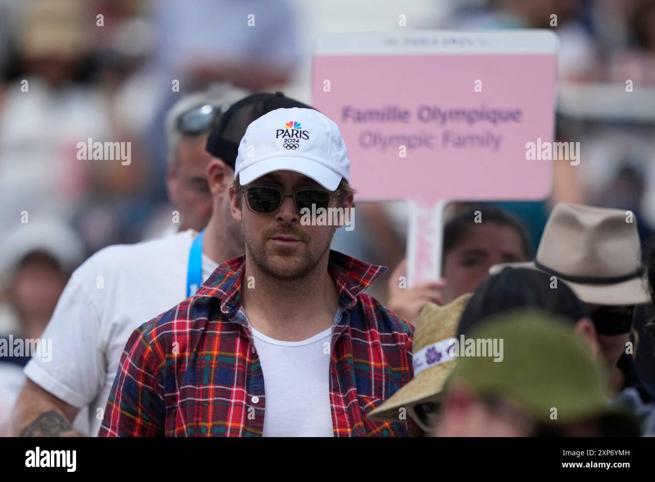 Ryan Gosling attends the dressage Individual Grand Prix Freestyle at ...