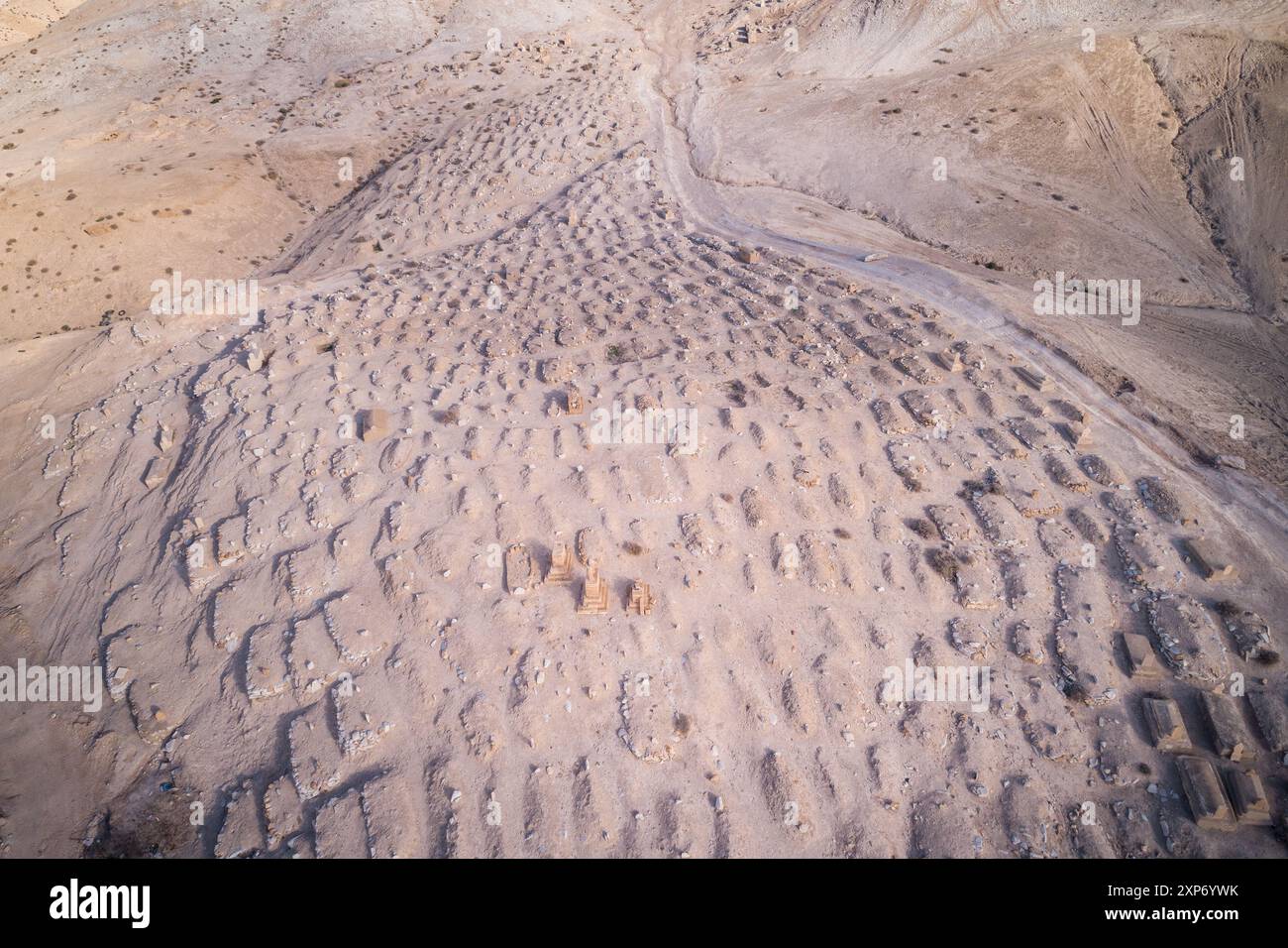 Israel. Nabi Musa site and mosque at Judean desert, Israel. Tomb of ...
