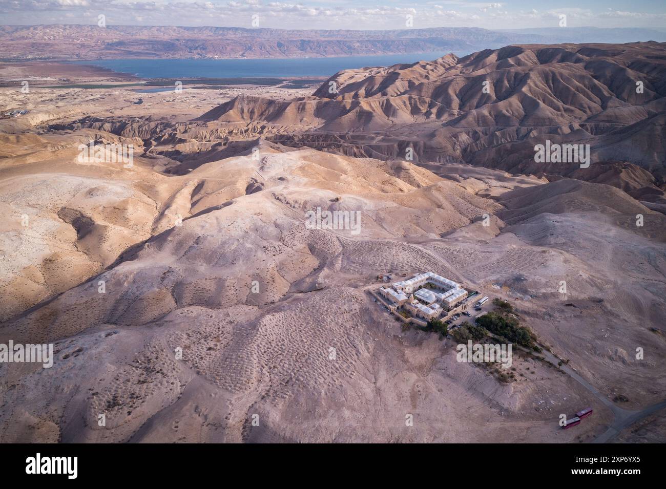 Israel. Nabi Musa site and mosque at Judean desert, Israel. Tomb of ...