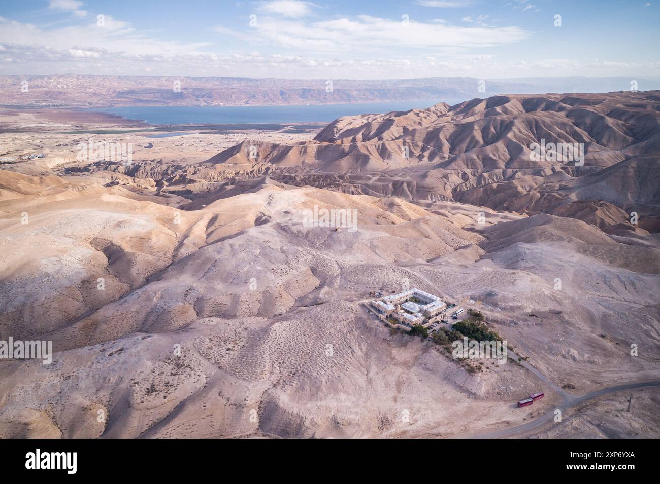 Israel. Nabi Musa site and mosque at Judean desert, Israel. Tomb of ...