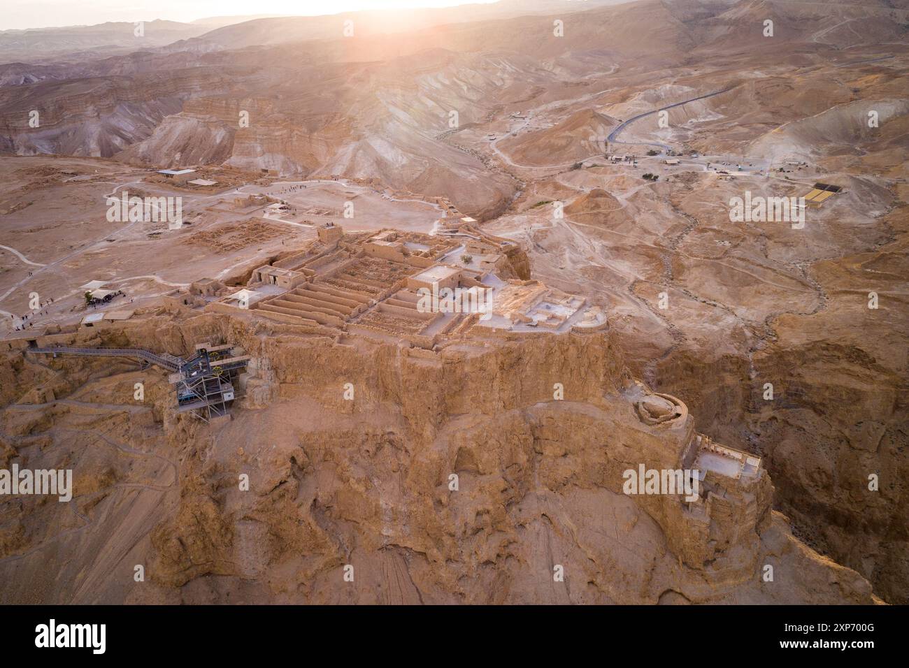 Masada. The ancient fortification in the Southern District of Israel ...