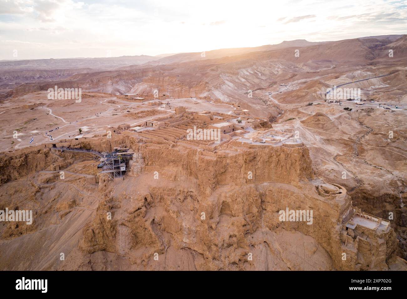 Masada. The ancient fortification in the Southern District of Israel ...
