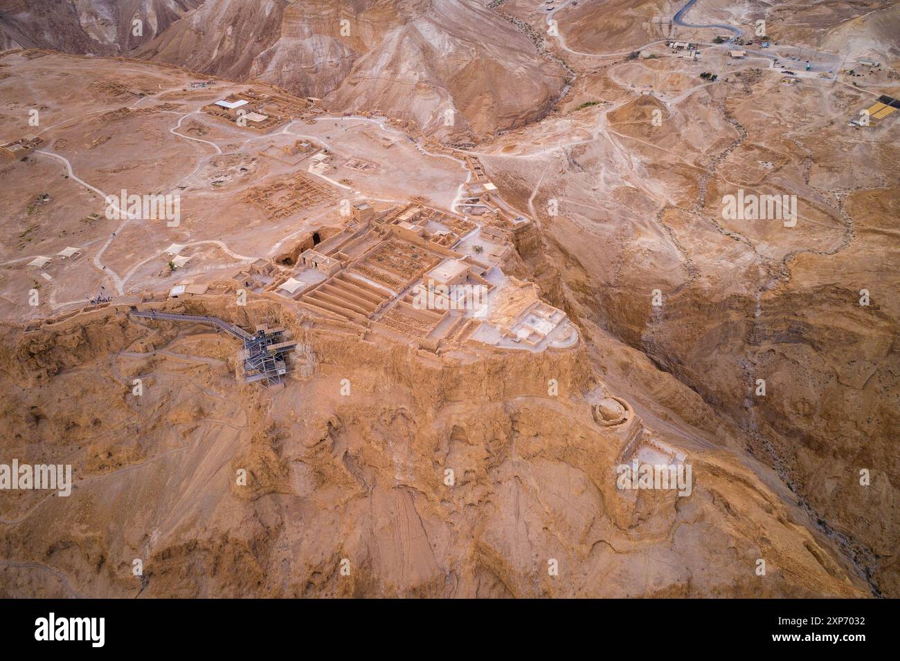 Masada. The ancient fortification in the Southern District of Israel ...