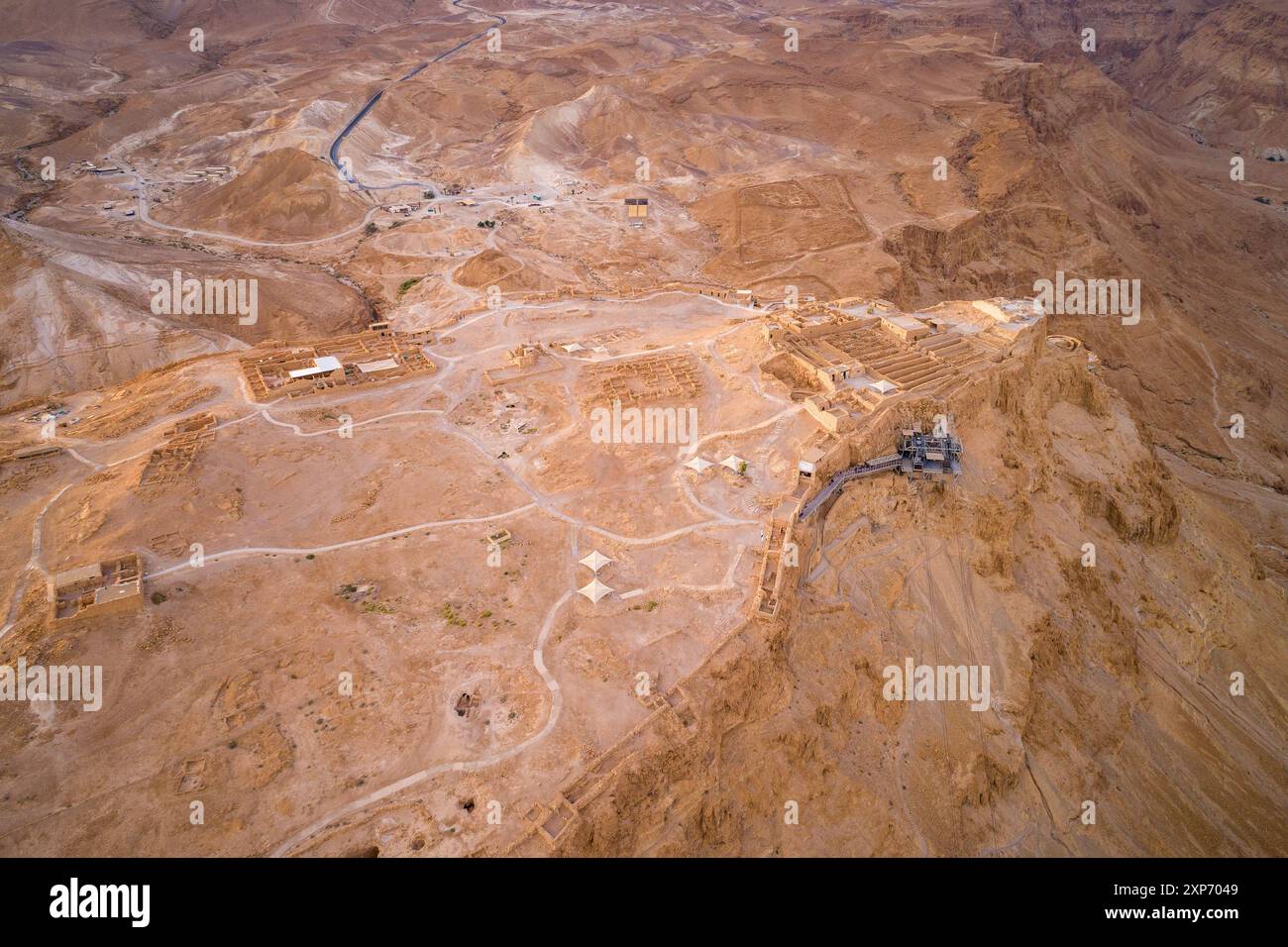 Masada. The ancient fortification in the Southern District of Israel ...