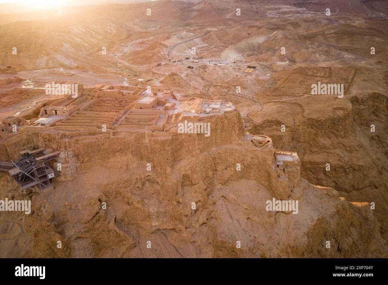 Masada. The ancient fortification in the Southern District of Israel ...