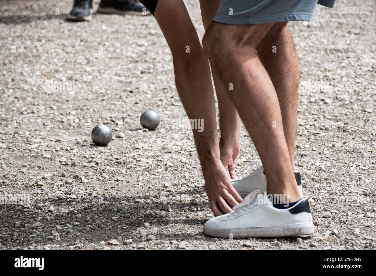 Match de pétanque hi-res stock photography and images - Alamy