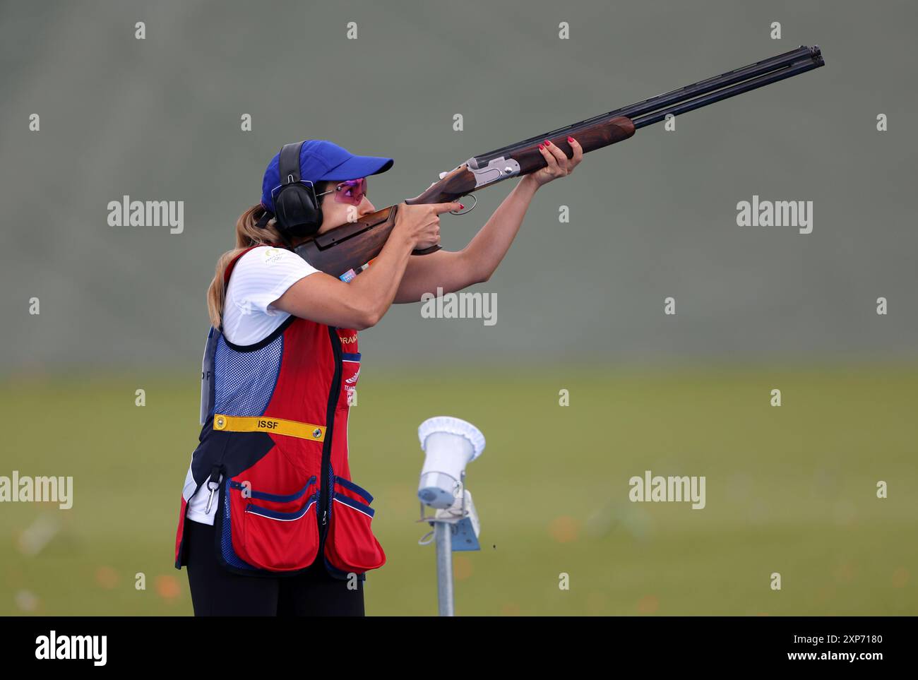 Chile's Francisca Crovetto Chadid during the Skeet Women's ...