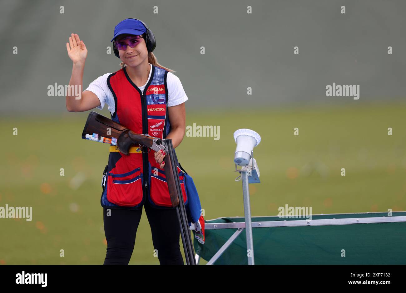 Chile's Francisca Crovetto Chadid during the Skeet Women's ...