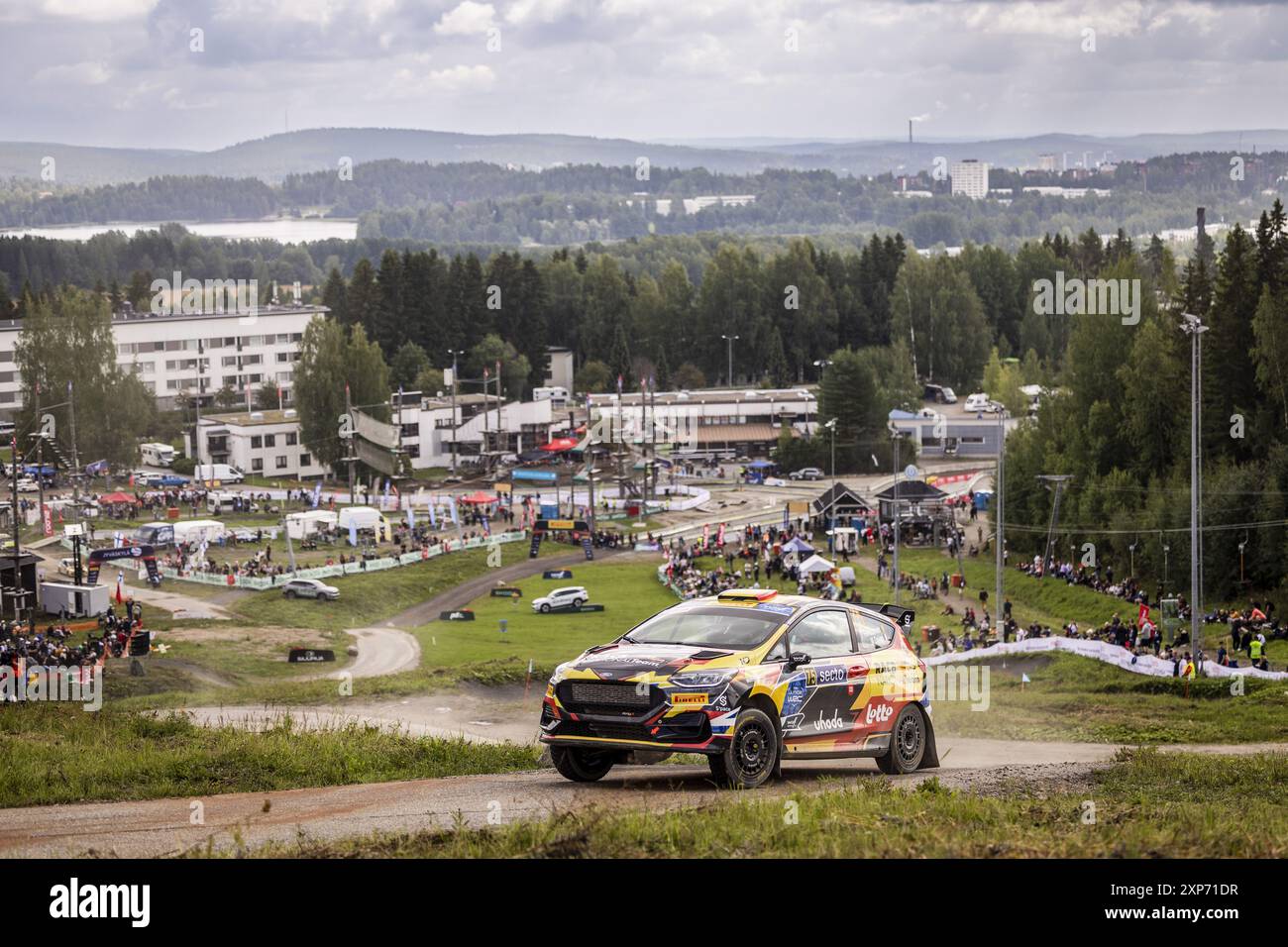 75 RENSONNET Tom, DUMONT Loic, Ford Fiesta Rally3, action during the ...