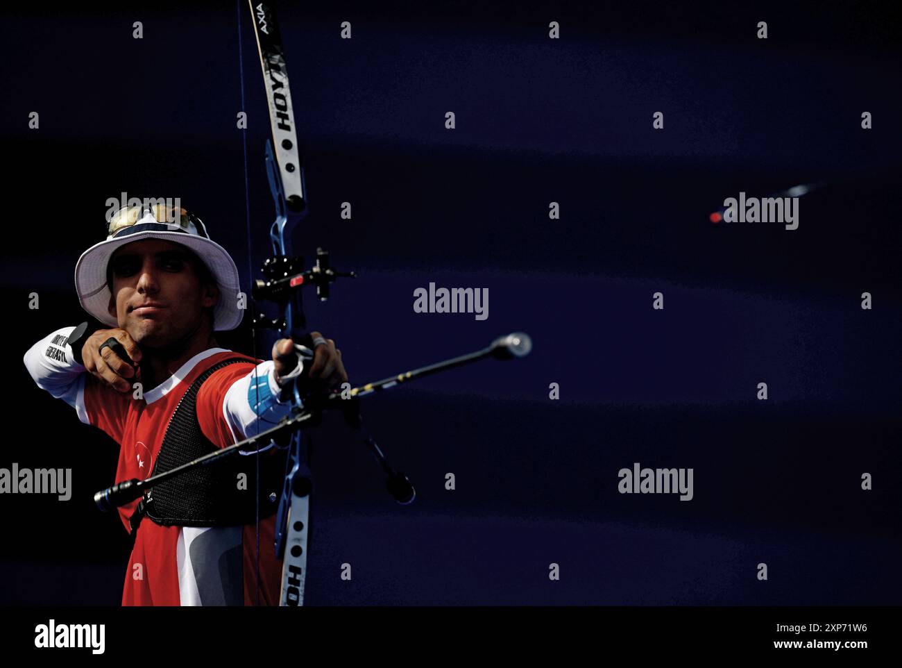 Paris, France. 4th Aug, 2024. Berkim Tumer of T¨¹rkiye competes during ...