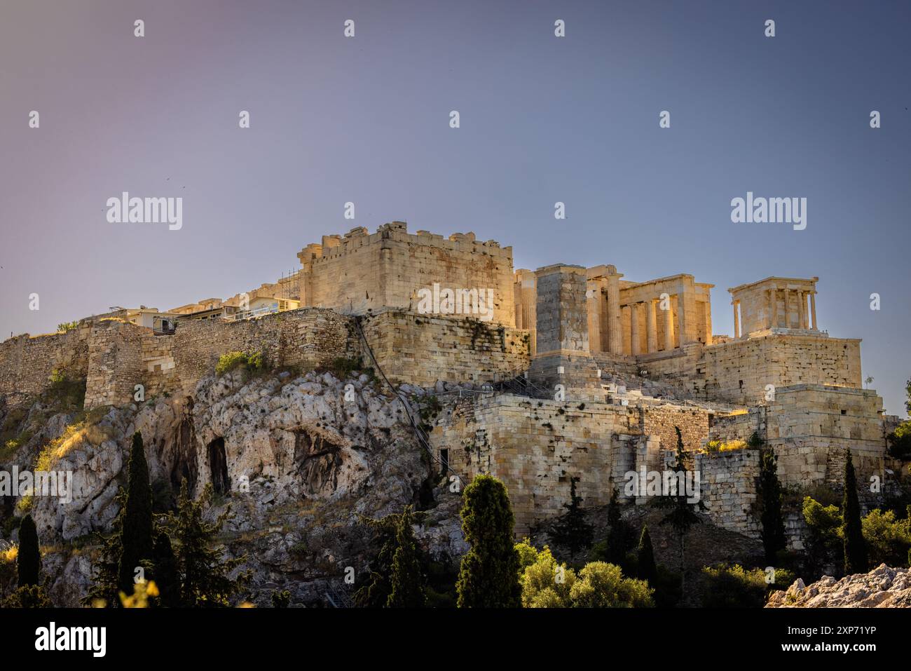 Athens, Greece, May 3rd 2024: The Mighty UNESCO Acropolis of Athens, in ...