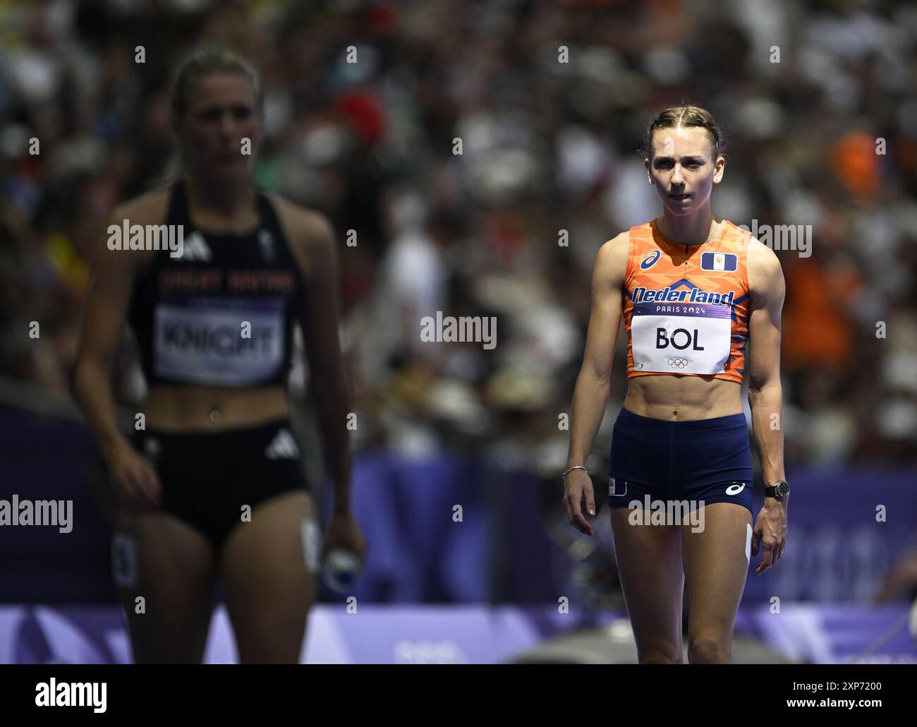 Paris, France. 04th Aug, 2024. Dutch Femke Bol pictured during the ...