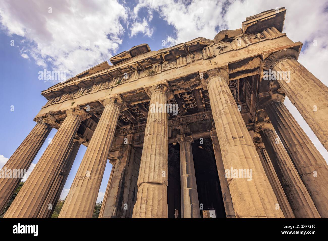 Athens, Greece, May 3rd 2024: Temple of Hephaestus, God of Fire and ...