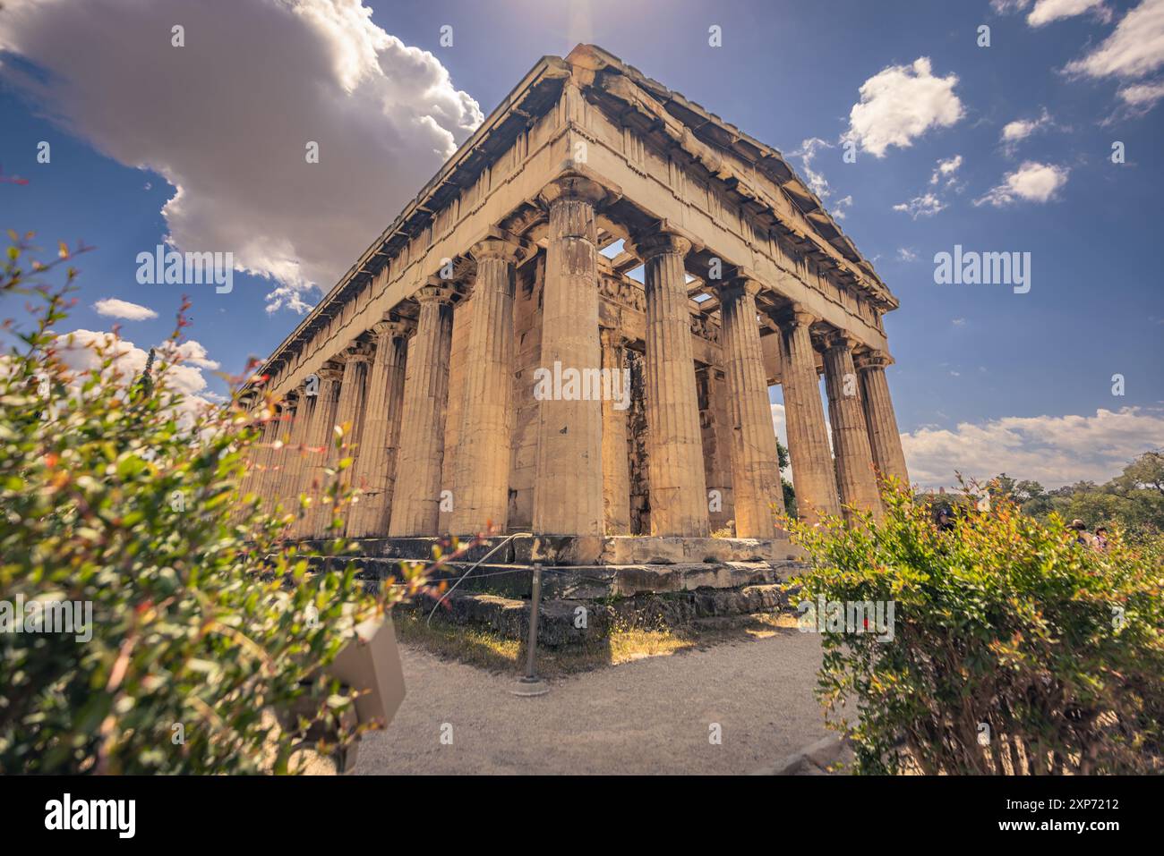 Athens, Greece, May 3rd 2024: Temple of Hephaestus, God of Fire and ...