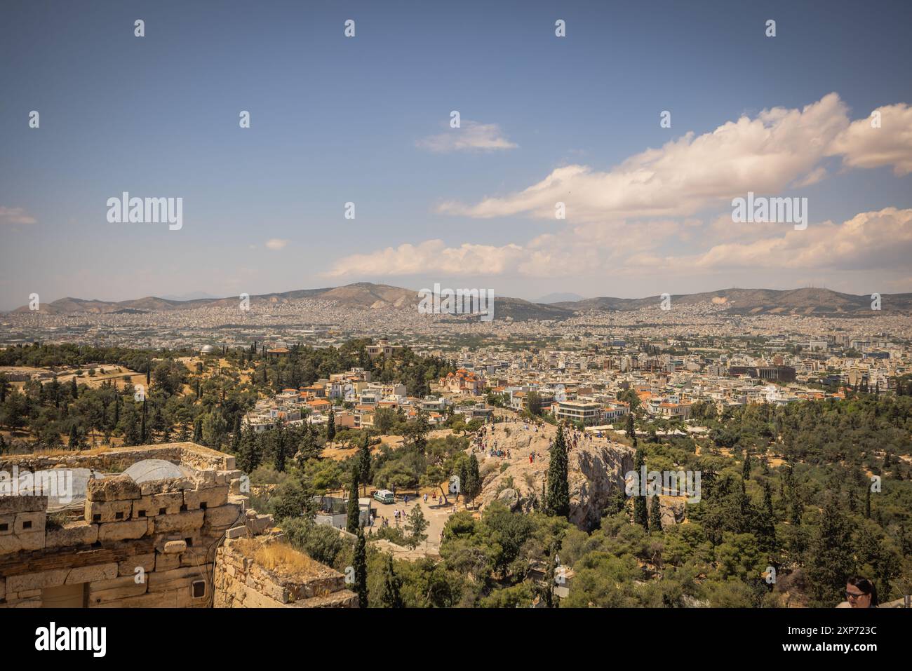 Athens, Greece, May 3rd 2024: The Mighty UNESCO Acropolis of Athens, in ...