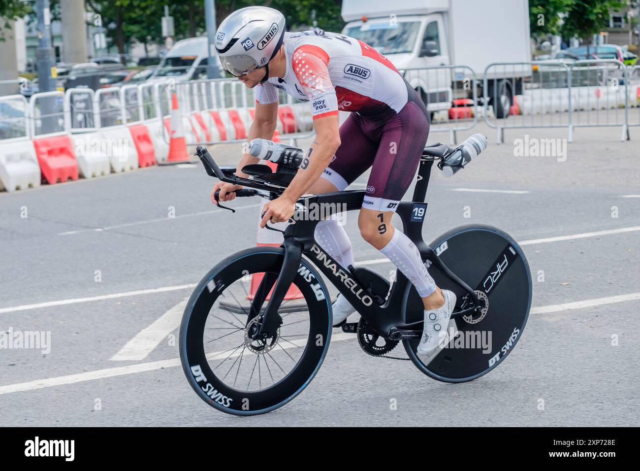 28th July 2024, T100 Triathlon World Series men's race, London ...
