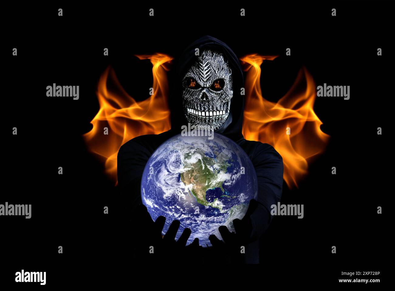 Apocalypse on Earth, planetary disasters, fiery inferno, nuclear ...