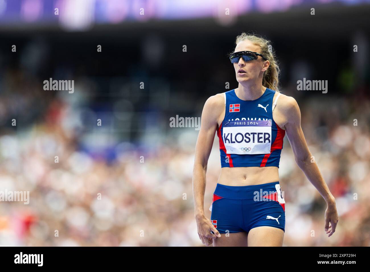 Paris, France. 04th Aug, 2024. Line Kloster of, Norway., . ahead of ...