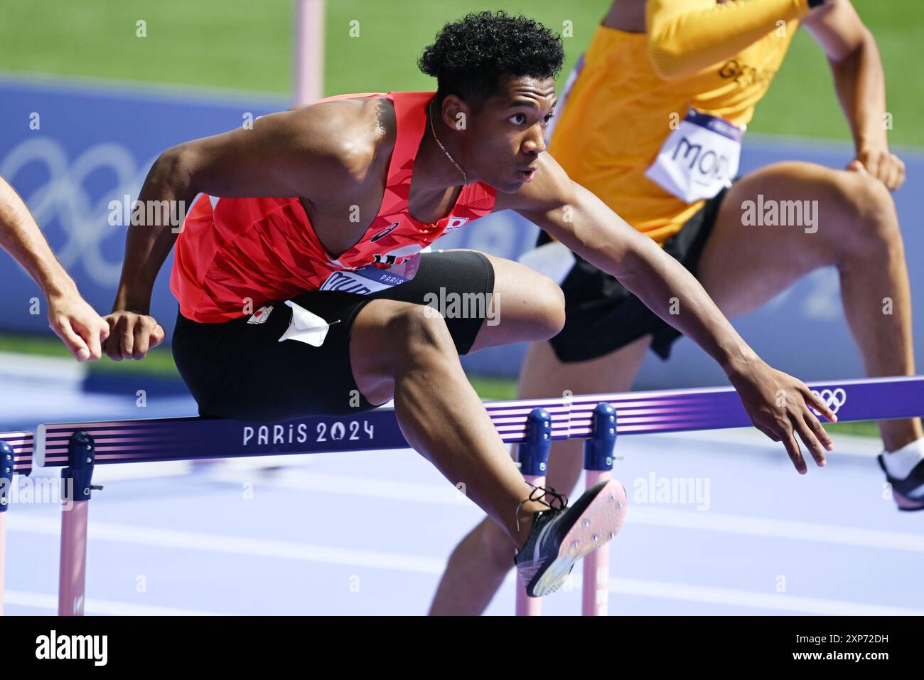 Rachid Muratake (JPN), AUGUST 4, 2024 - Athletics : Men's 110m Hurdles ...