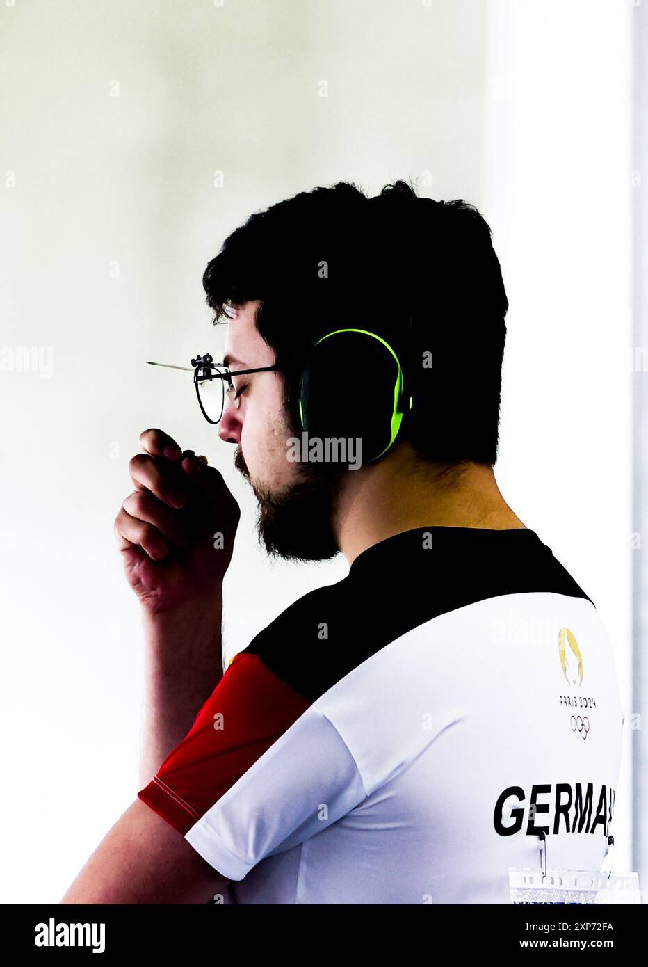 Chateauroux, France. 4th Aug, 2024. Florian Peter of Germany reacts ...