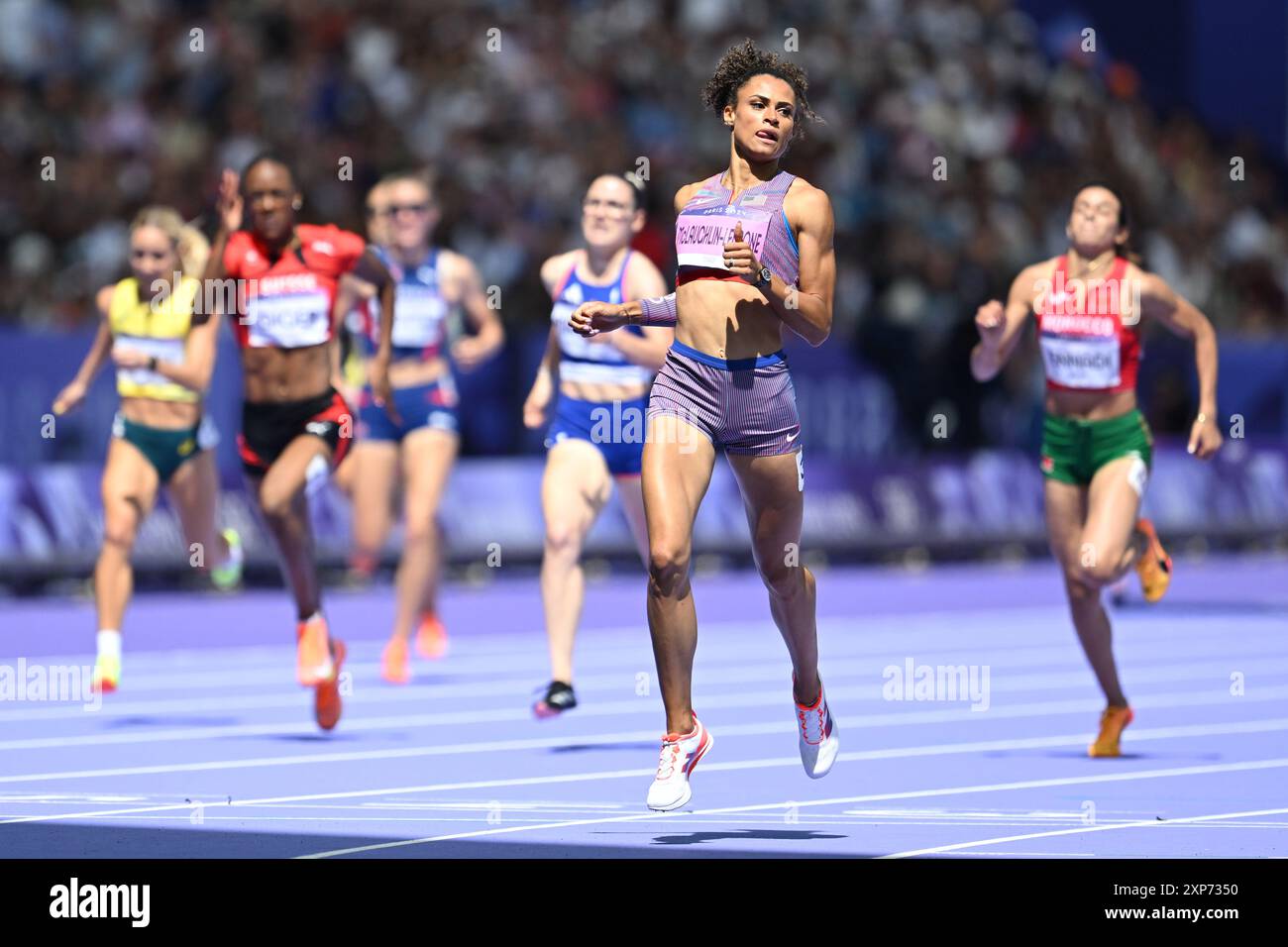 Saint Denis, France. 04th Aug, 2024. Olympics, Paris 2024, Athletics, Stade de France, 400 m ...