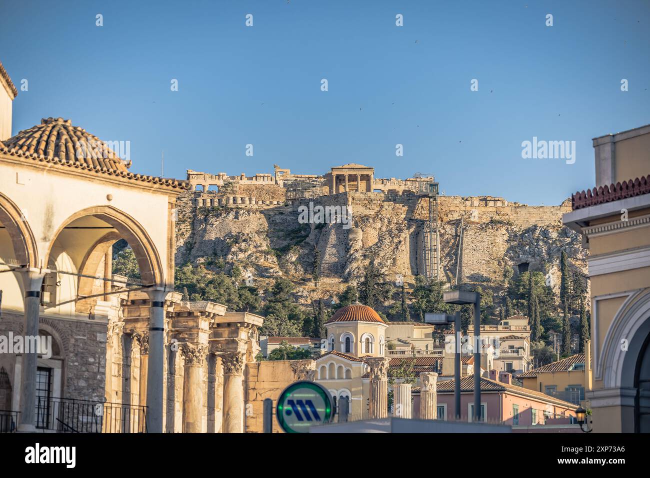 Athens, Greece, May 3rd 2024: The bustling Monistiraki square in the ...