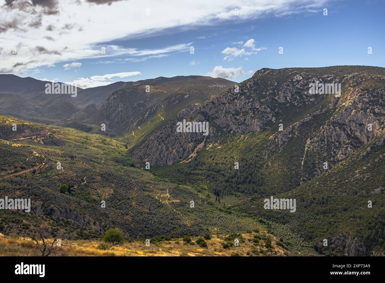 Delphi, Greece, May 4th 2024: The legendary Archaeological ruins of the ...
