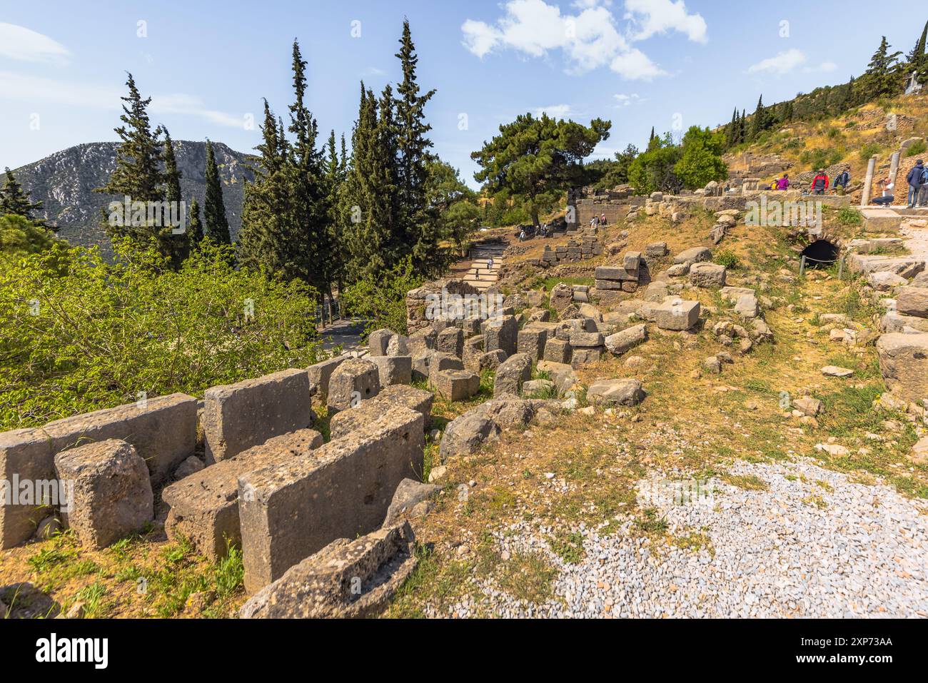 Delphi, Greece, May 4th 2024: The legendary Archaeological ruins of the ...