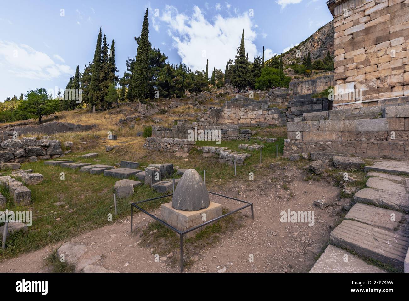Delphi, Greece, May 4th 2024: The legendary Archaeological ruins of the ...