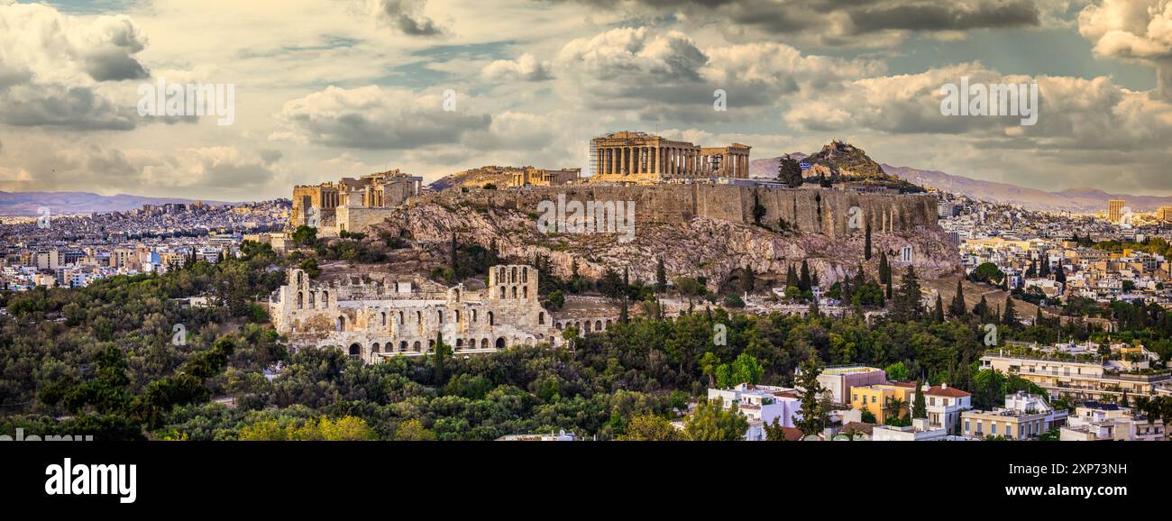 Parthenon in athens greece wide hi-res stock photography and images - Alamy