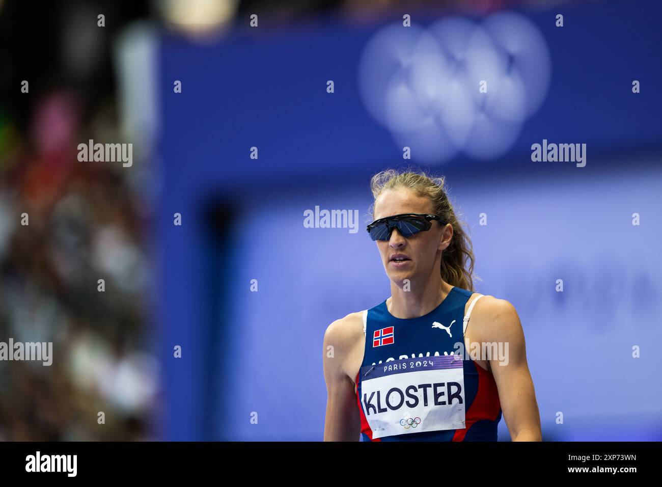 Paris, France. 04th Aug, 2024. Line Kloster of, Norway., . ahead of ...