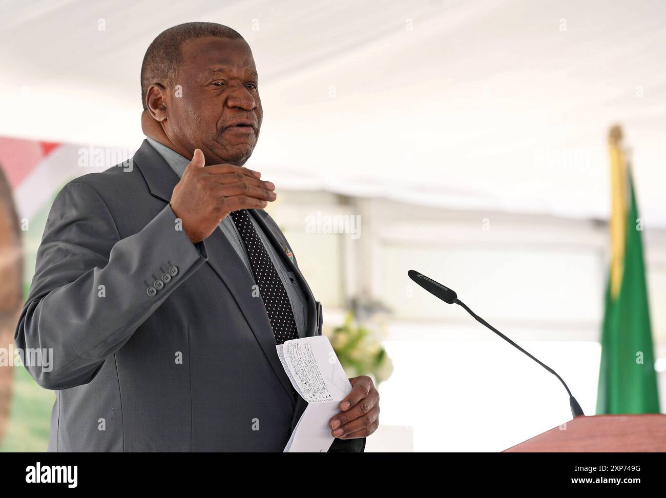 Windhoek, Namibia. 3rd Aug, 2024. Deputy Prime Minister and Minister of ...