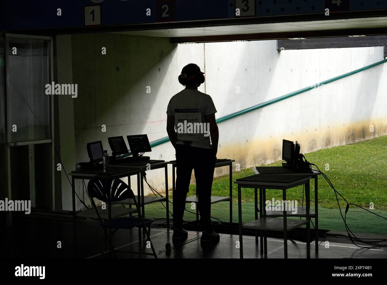 Rampula Matez of the Czech Republic prepares to compete in the 25m ...