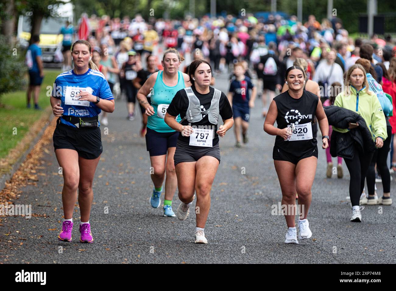 Belfast, UK. 04th Aug, 2024. Malone Integrated College, A few Thousand ...